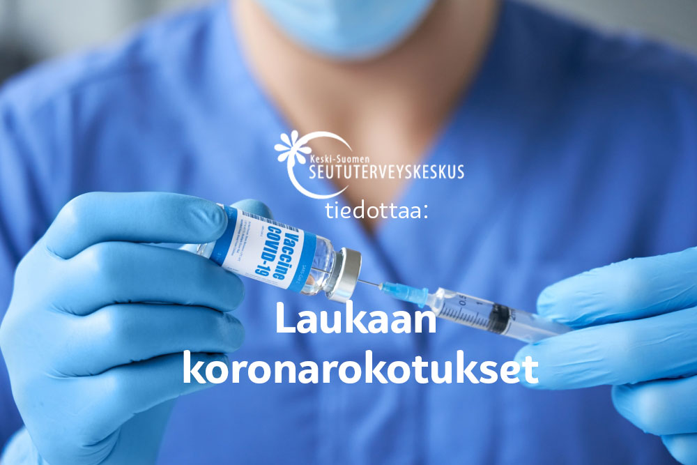 Ilman ajanvarausta -rokotus Laukaassa perjantaina 20.8. - Asukkaat